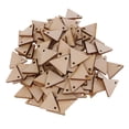Unfinished Blank Triangle Shape Wooden Pieces Gift Tags Wish Tree Wish ...