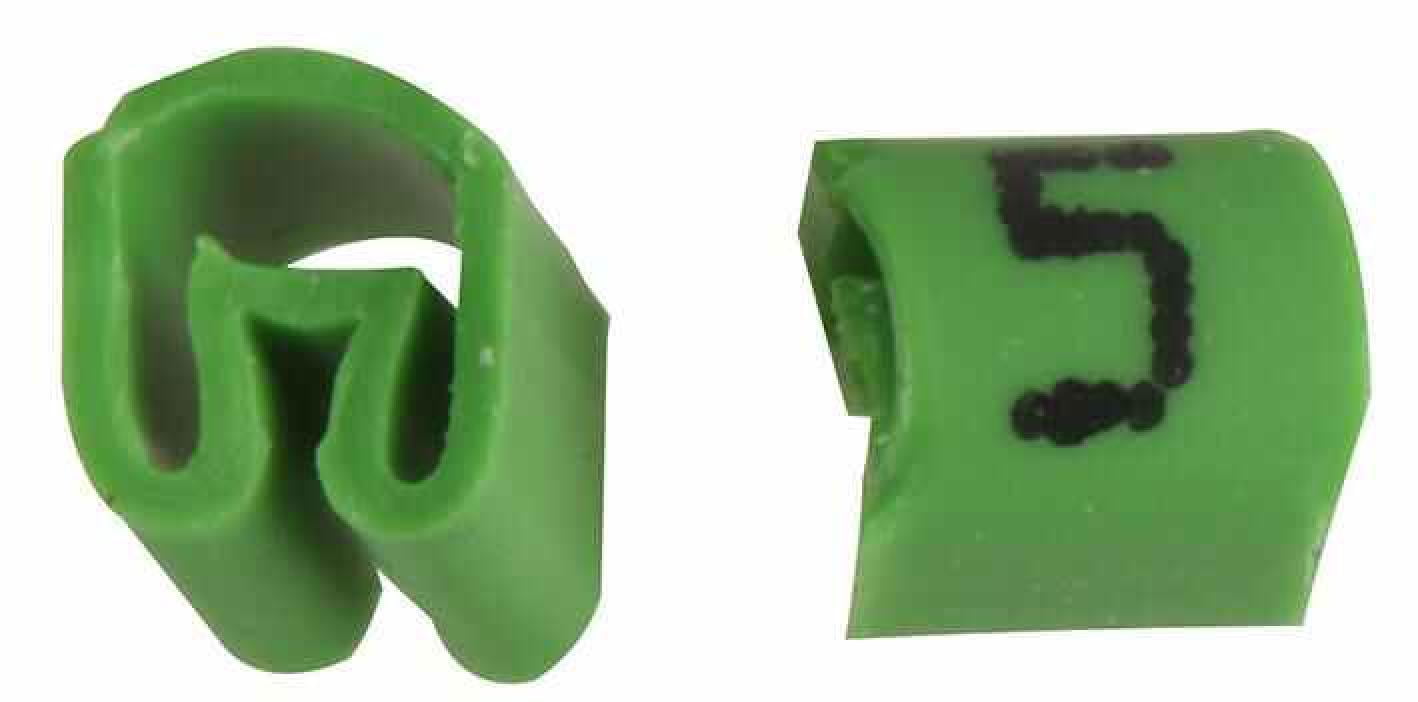 PRO POWER - Cable Marker 5 Green 100 Pack - Walmart.com