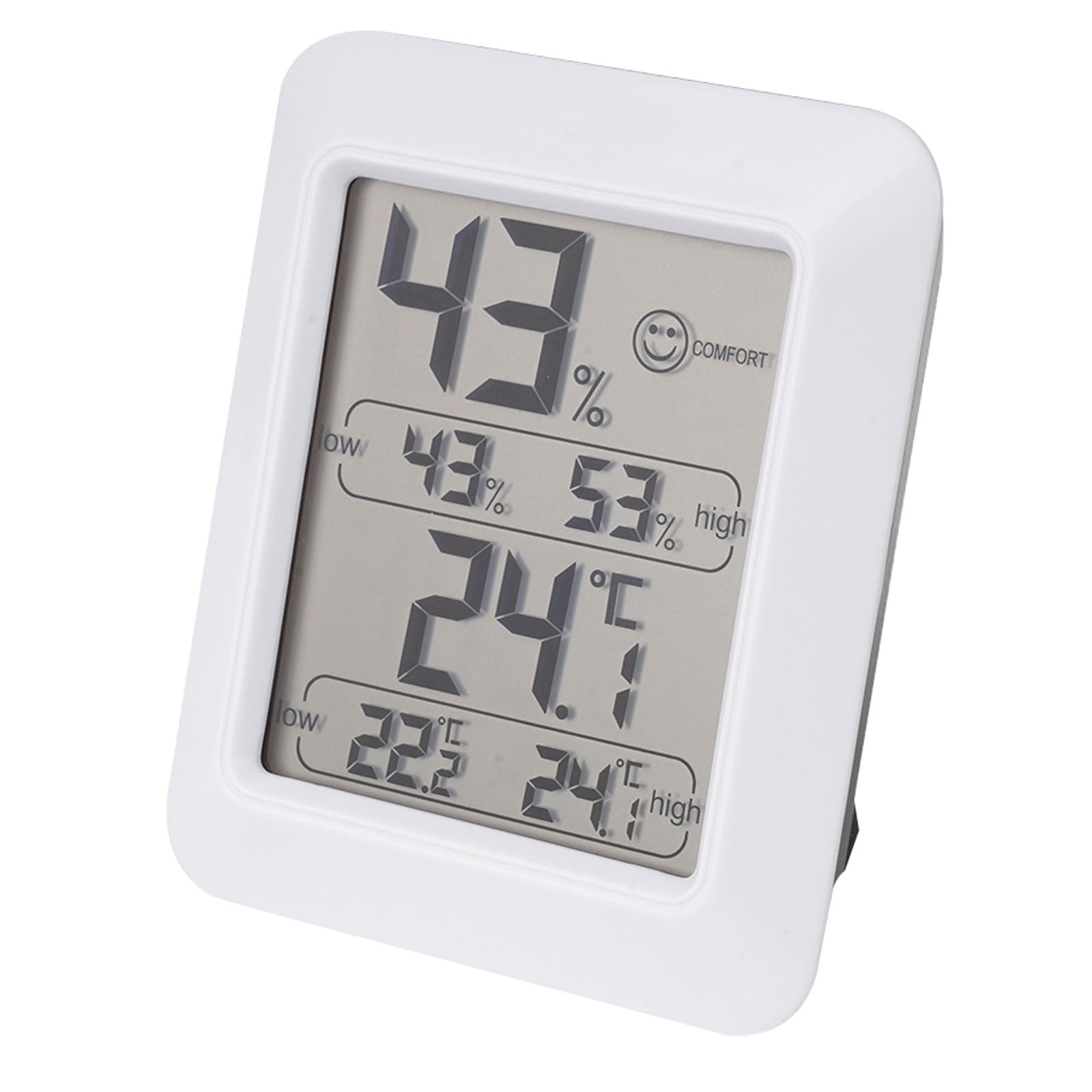 Digital Wireless Hygrometer Indoor Outdoor Thermometer Humidity Monitor ...