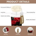 500ml Stainless Steel Coffee Mug with Portable Beige Strap Vacuum ...