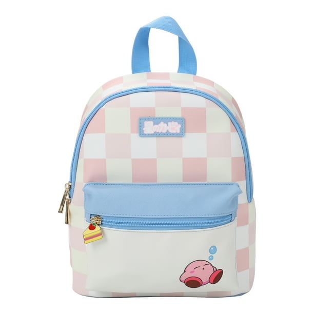Kirby Sleeping Pink Checkered Mini Backpack - Walmart.ca
