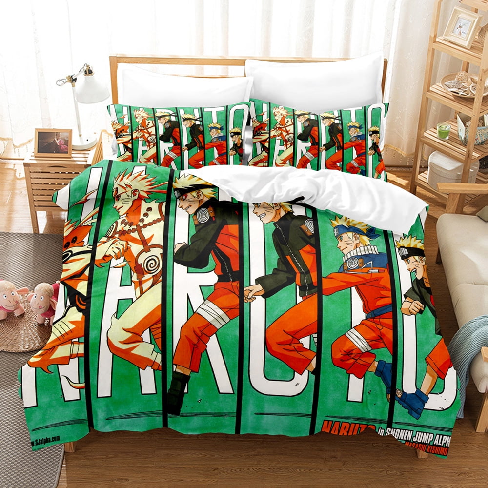 Naruto Bedding Kit, Duvet Cover Suit, 3D Print, Soft Microfiber, Duvet ...