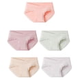 5 Pieces Of Pregnant Women's Low Waist Underwear Girl V-Shaped Belly ...