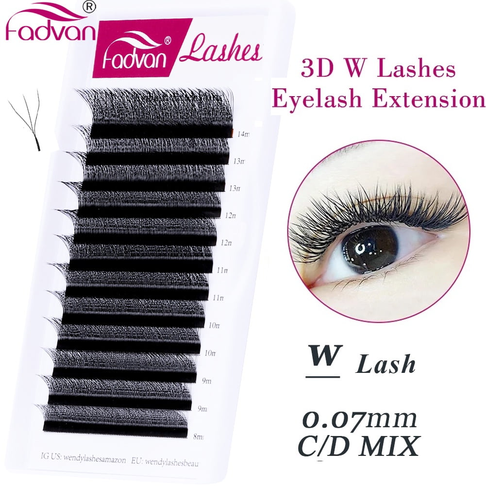 Fadvan 3D Extensión De Rollo Brasileño Ciliar Natural/Avanzado/Confort ...