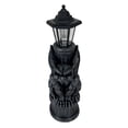 World of Wonders Large Outdoor Resin Gothic Guardian Gargoyle LED Solar ...