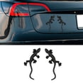 2pcs Stylish Metal Geckoes Car Badge Decals Emblems Sticker For Vehicle ...