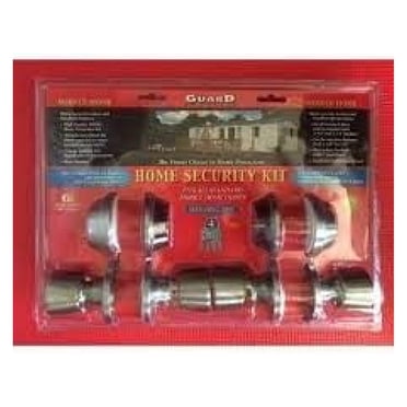 Larson Brushed Nickel Mortise Hardware Kit With Key And Deadbolt For ...