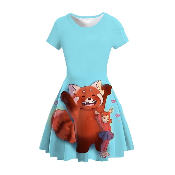 Disney Turning Red Costume Princess Dress Suit Charm para niñas Cosplay ...