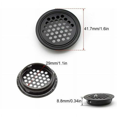 Exquisite Round Hole Soffit Vent For Closets, Rust-Proof Stainless ...