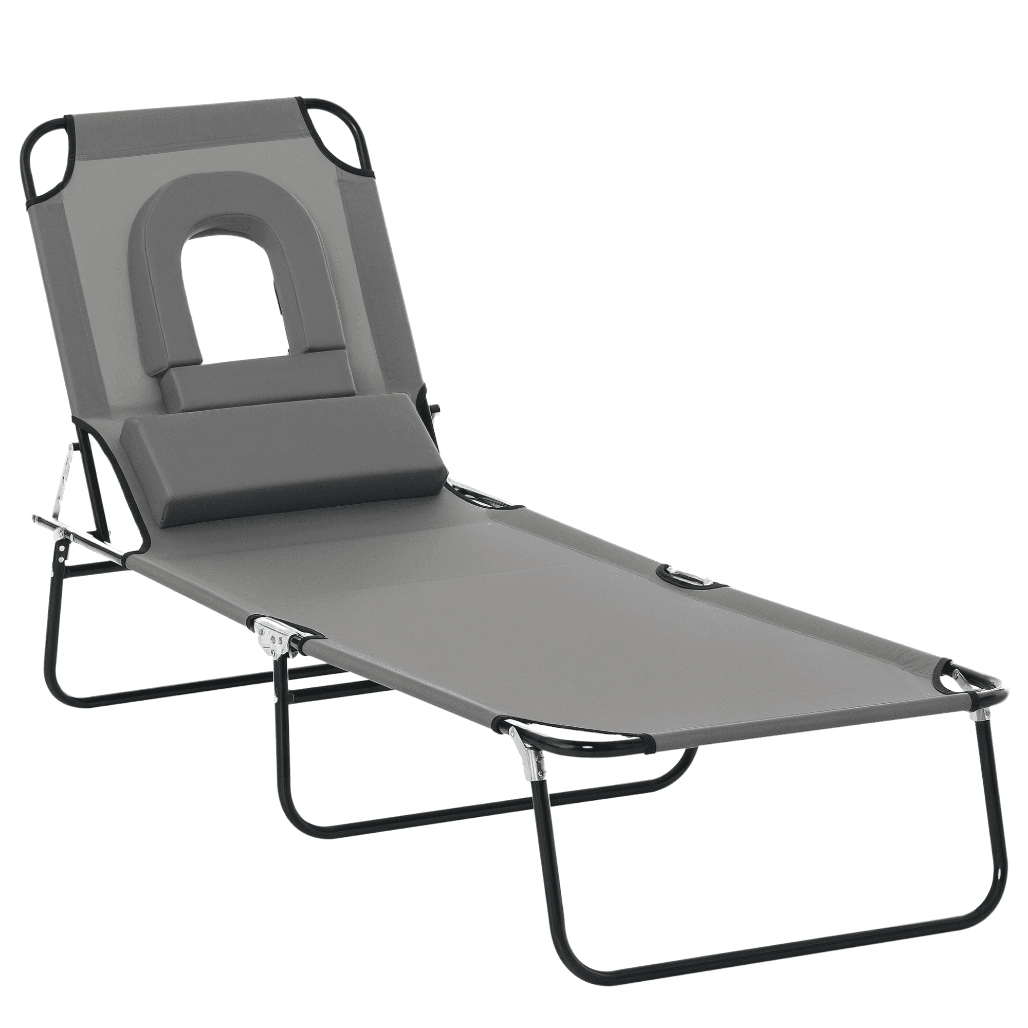 Click here for Outsunny Adjustable Outdoor Lounge Chair - Kids  G... prices