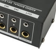 Qh 06 6 Input 1 Output Audio Switcher 6 In 1 Out Audio Signal Selector Switcher Source Selection