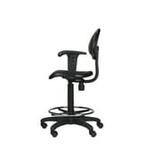 Hampden Furnishings Romulus Rolling Task Chair - Adjustable Height ...