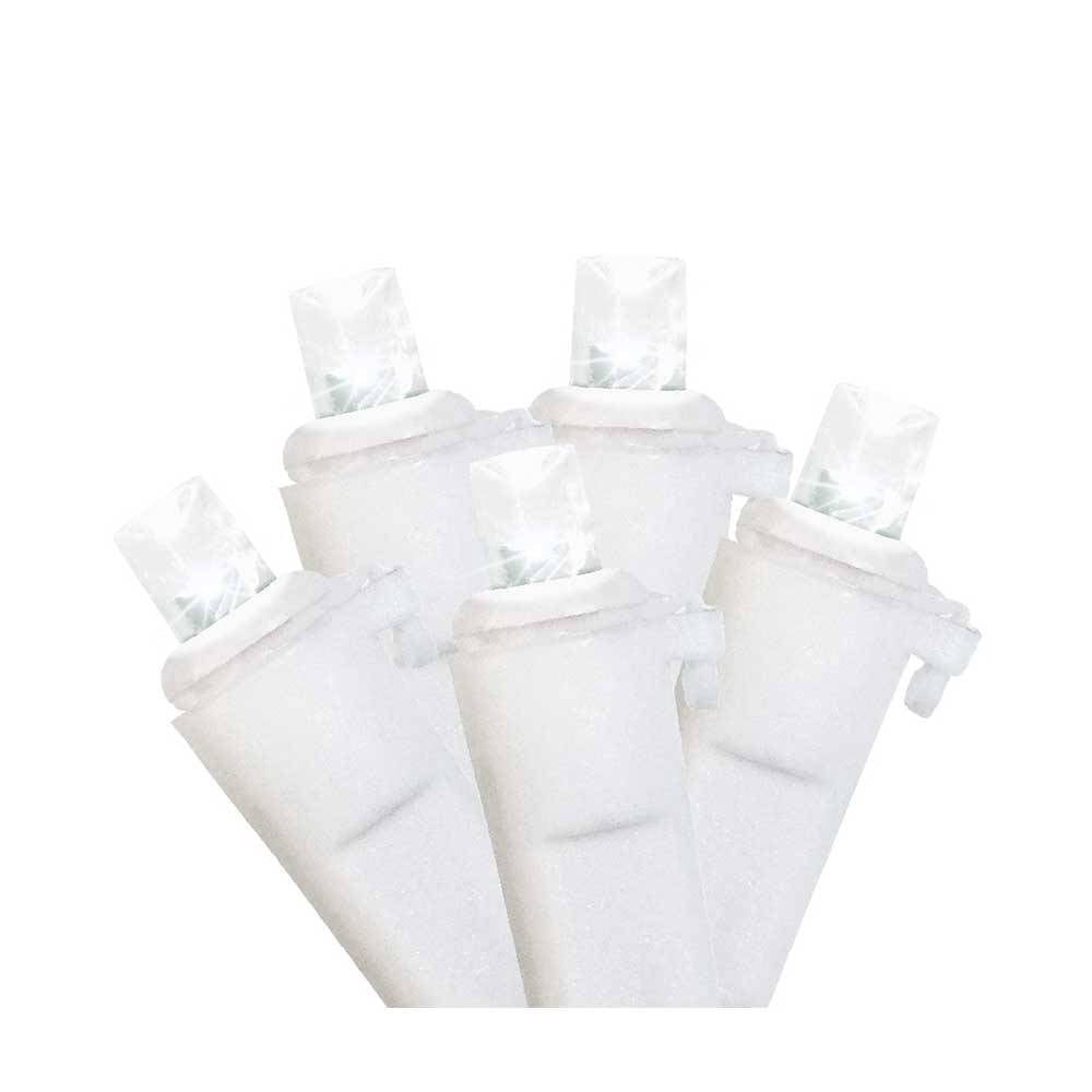 Luces de Navidad Holiday Time N/A 100 Luces LED con Cable Blanco ...