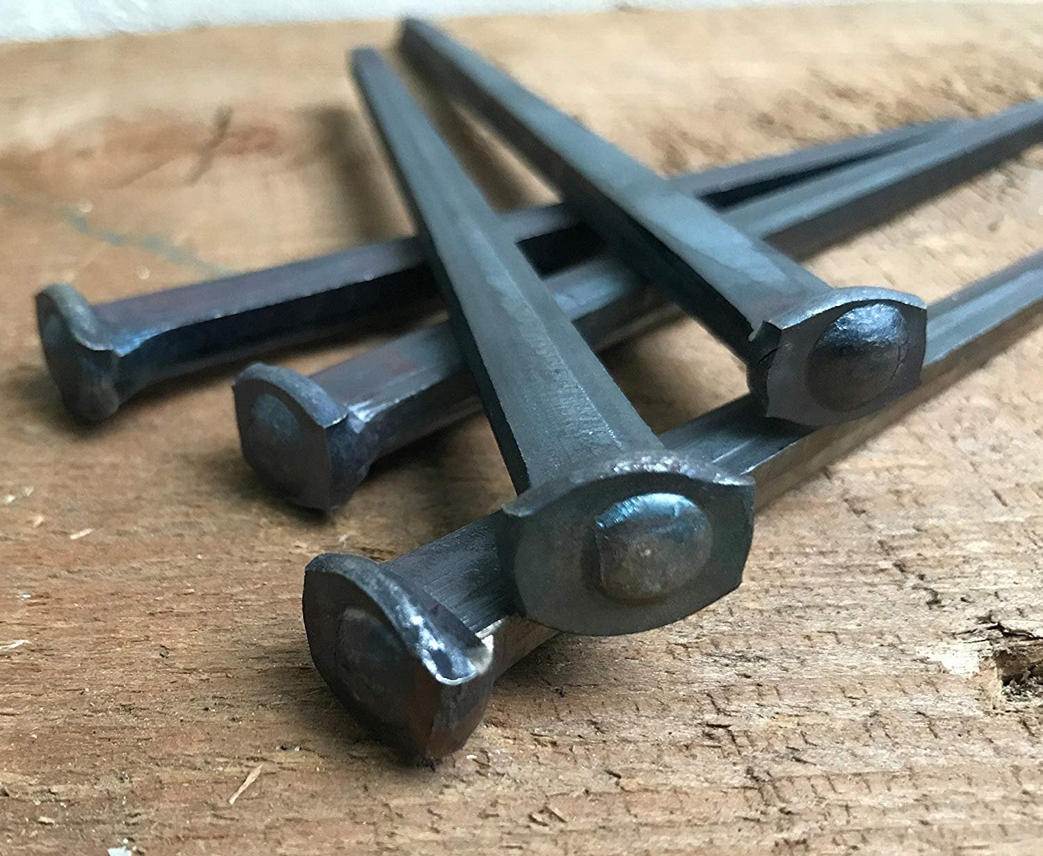 8"- STEEL SQUARE COMMON ROSE HEAD STANDARD-80d Nails 50-Nail - Walmart.com