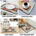Washable Rubber Pioneer Dish Drying Mats For Kitchen Counter Home Large ...