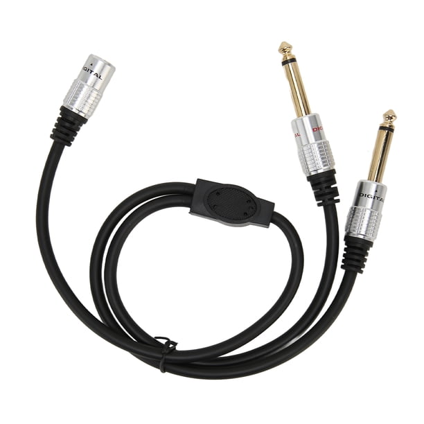 Cable estéreo dual mono, cable hembra a macho de doble pulgada de 1/8 ...