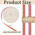 1Roll 20 Yards Ethnic Style Embroidery Polyester Leaf Ribbons Jacquard ...