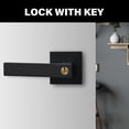 Aluminium Door Handle Lock Set Adjustable Latches Upgrades Interior ...