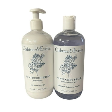 Crabtree & Evelyn Nantucket Briar Body Lotion, Floral Velvety Cream, 16 ...