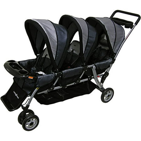 Baby Trend - Triplet Stroller, Black - Walmart.com