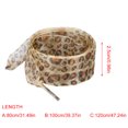 1 Pair Sheer Silk Gauze Shoelaces with Print Women's Casual Sneakers ...