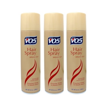 VO5 Extra Body Crystal Clear Hairspray, 8.5 oz, Cruelty Free, Pack of 3 ...