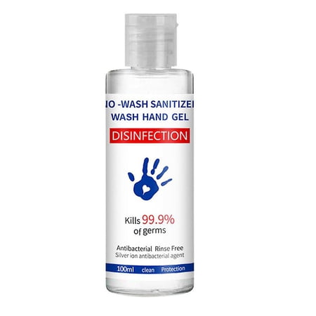 Disposable Hand Sanitizer 100ml Silver Ion Alcohol Gel Mild ...