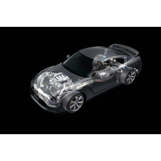 Nissan Gtr Cutaway Poster 16x24 Poster Medium Art Poster 16x24 Unframed ...