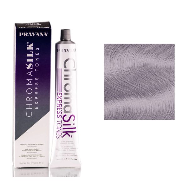 PRAVANA - ChromaSilk Express Tones Hair Color [ SMOKEY SILVER ] 3 Oz ...