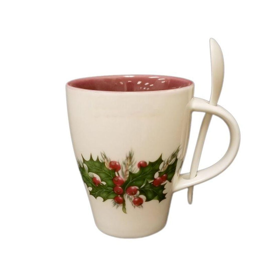 Holly Flower Cup and Spoon Set - Walmart.com