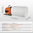 KFFKFF Dust Gatherer, 1HP 537 CFM Air Circulation, Mobile Dust Gatherer ...