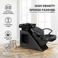 Ainfox Shampoo Barber Backwash Chair, ABS Plastic Shampoo Bowl Sink ...
