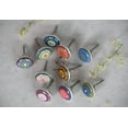 Mandala Ceramic Cabinet Knobs Hand Painted Knobs for Kitchen Drawer ...
