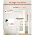 Sliding Pocket Door Track Kit, 68.74-Inch, Soft Close, Quiet, for 1-1. ...