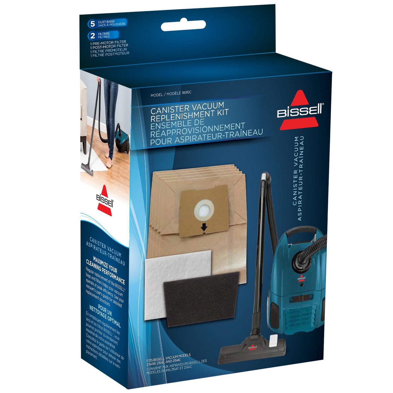 Click here for Bissell Canister Vacuum Replenishment Kit prices