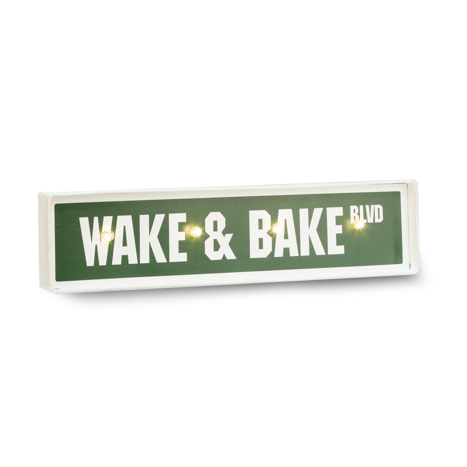 Wake & Bake Sign, LED Lighted, Wall Mountable. - Walmart.com