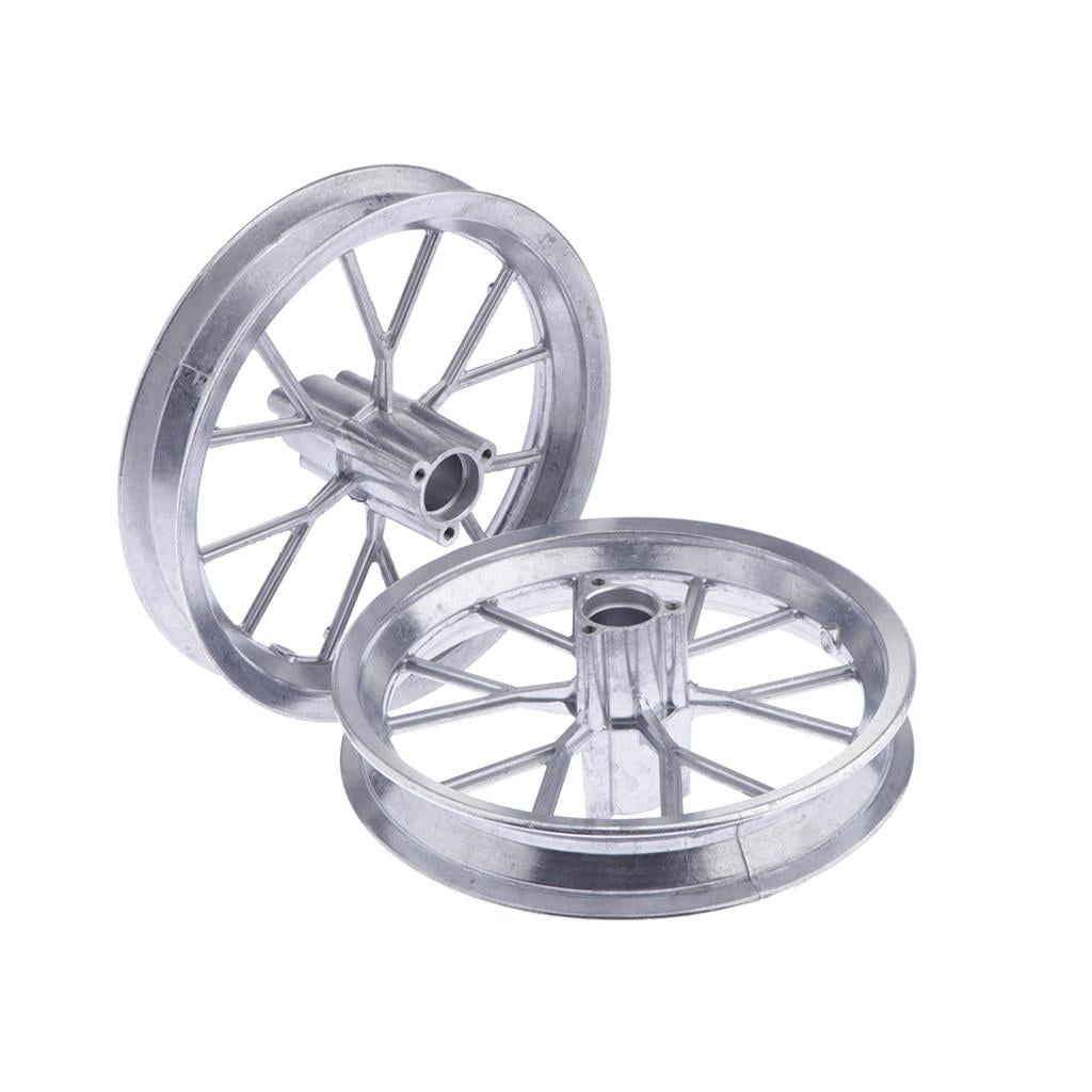 1Pair Aluminum Mini 12 1/2X2.75 Plating Wheel Rims for 49CC Ricing Dirt ...