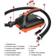 20PSI Electric SUP Air Pump 12V DC High Pressure Inflatable Paddle ...