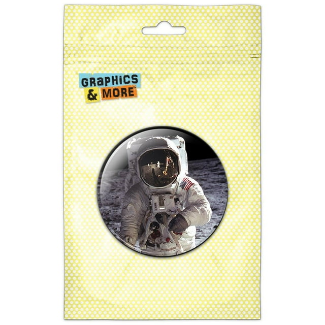 Apollo 11 Moon Landing Astronaut Space Pinback Button Pin Badge ...