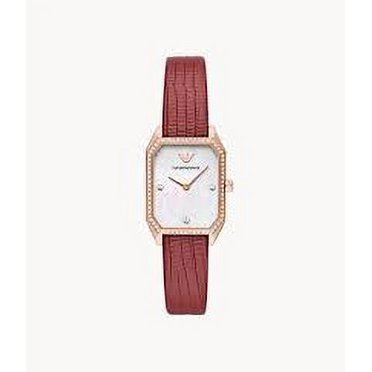 Emporio Armani Women's Retro Two-Tone Stainless Steel Quartz Watch ...