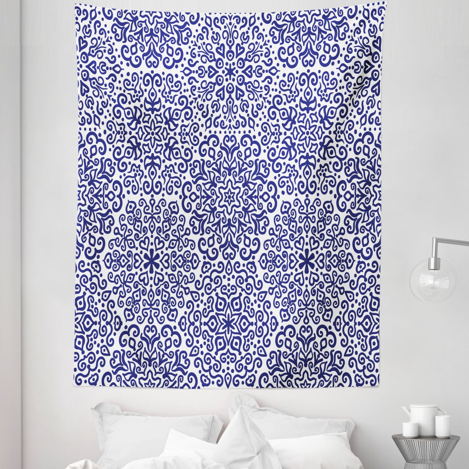 Russian Tapestry, Mandala Pattern Little Blooms with Hearts Russian ...