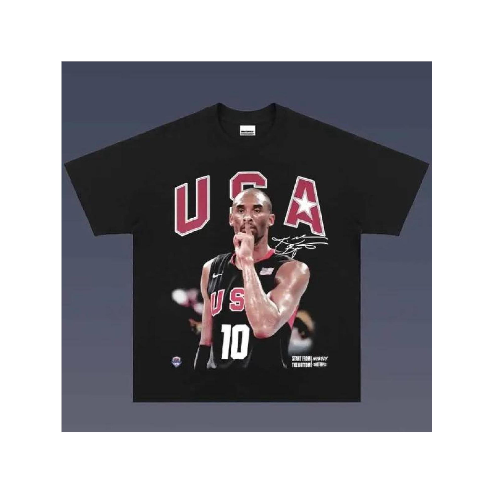 Click here for Generic Premium 100 Cotton Kobe Bryant Usa Shirt -... prices