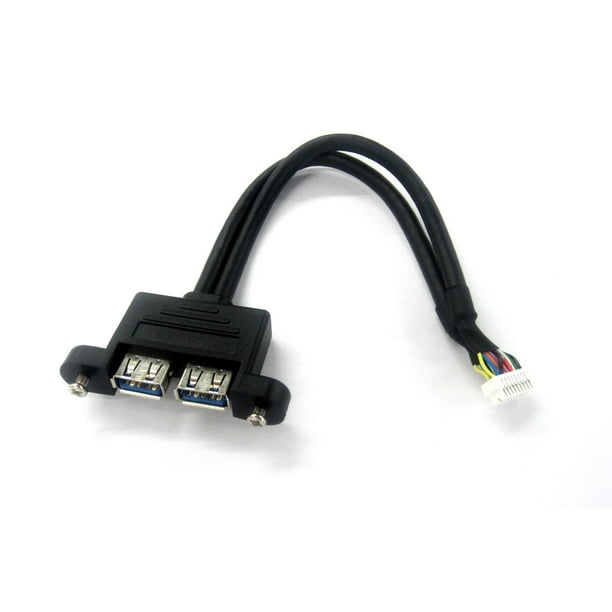 Intel NUC Skull Canyon Internal USB 3.0 Header Cable to Dual USB 3.0 ...