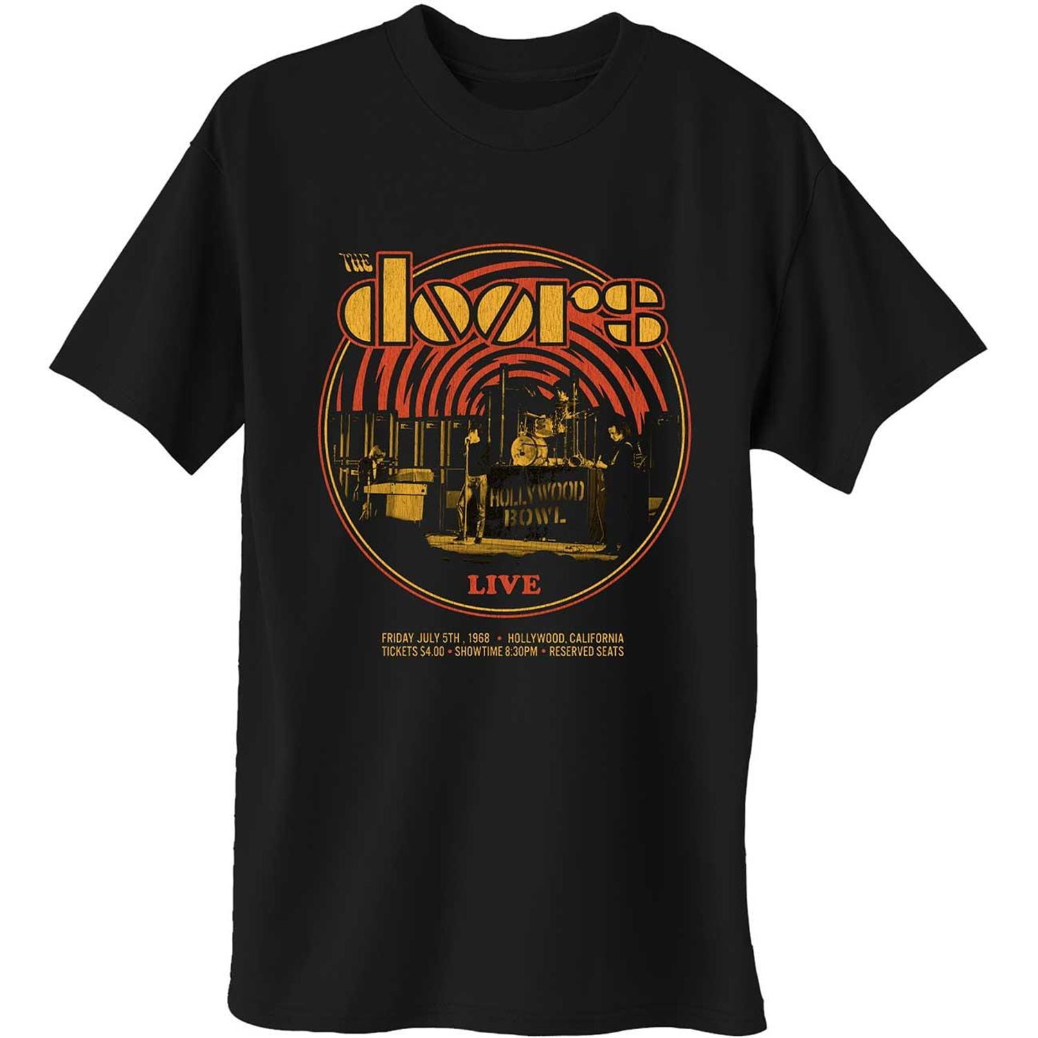 Click here for The Doors Adult 68 Retro Circle Cotton T-Shirt L prices