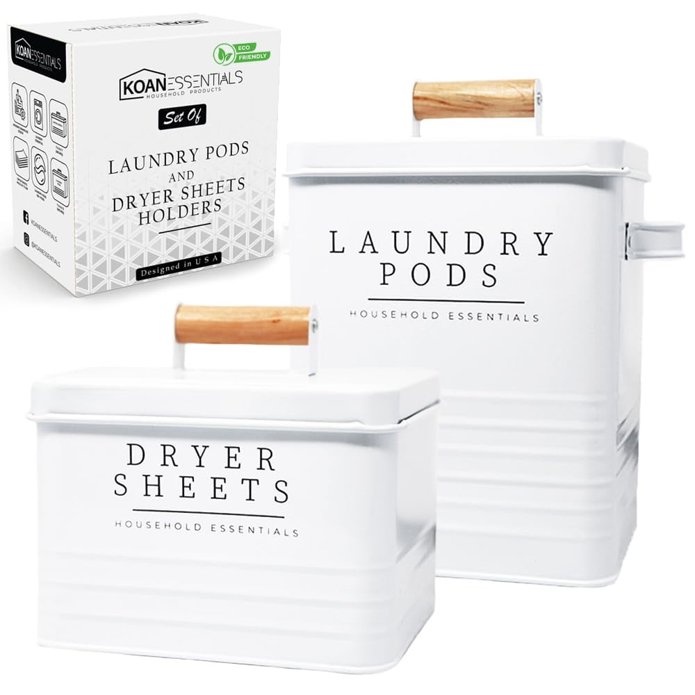 Click here for Koanessentials Farmhouse Metal Laundry Pods Contai... prices