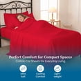 4 Piece Cot Sheets Set Red Solid (32" x 75"), 100% Egyptian Cotton Cot ...