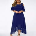 Wedding Guest Dresses For Women Plus Size Formal Maxi Dress Lace ...