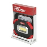 Hyper Tough 1200 Lumen LED Rechargeable Portable Work Light, Red, Black ...