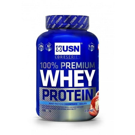 USN 100% Whey Premium Protein Isolate Muscle Nutrition Powder - 2.28kg ...