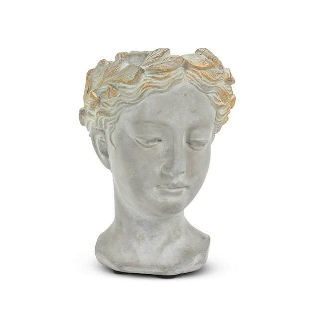 Set Of 2 Extra Small Woman Head Planter